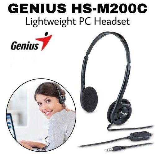 Jual GENIUS HS-M200C Headset Gaming Headphone PC Smartphone With ...