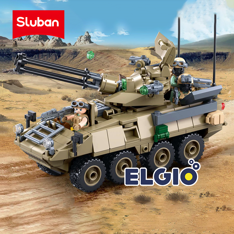 Jual Sluban Bricks Tank Tentara Army OEF Stryker B1258 | Shopee Indonesia