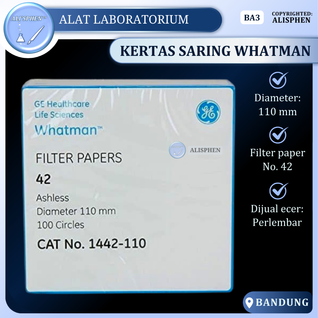 Jual Whatman No 42 Kertas Saring / Filter Paper | Shopee Indonesia
