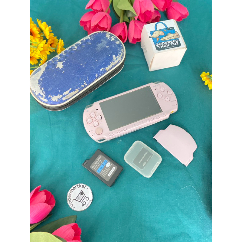 Jual Sony Psp-2006 Rose Pink Glossy Edition Include Kaset Game, Memo ...