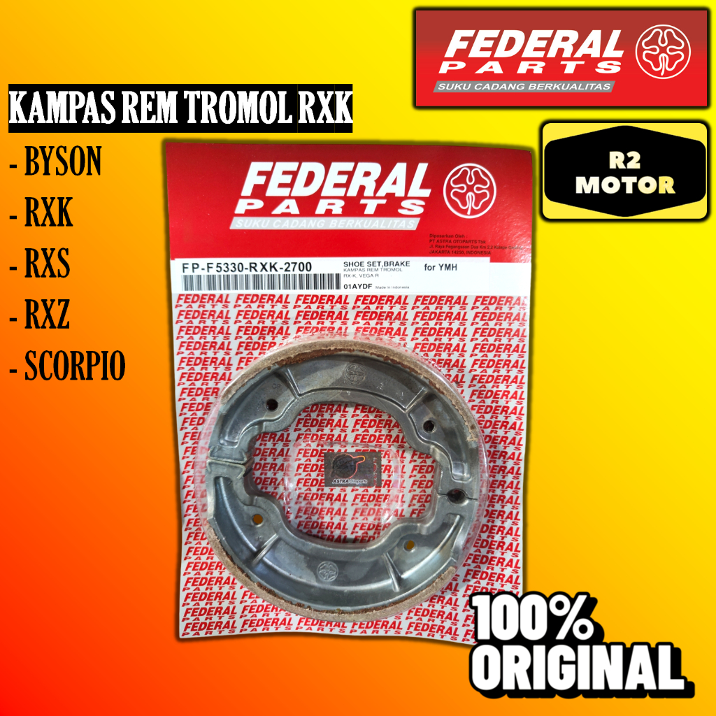 Jual FP KAMPAS REM TROMOL BELAKANG PLUS PER BYSON RXK RXS RXZ SCORPIO ...