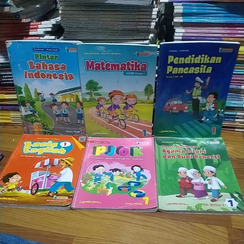 Jual BUKU PAKET SD/MI KELAS 1 YUDHISTIRA KURIKULUM MERDEKA | Shopee Indonesia