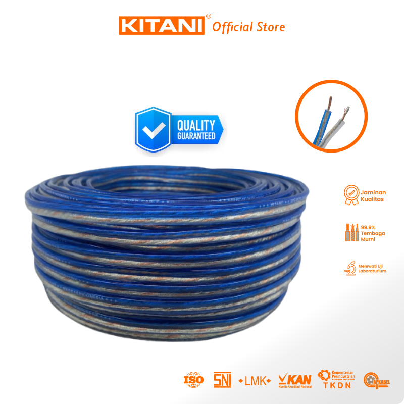 Jual KITANI - Transparan 2×80 - 50 Meter – Kabel Audio Video | Shopee ...