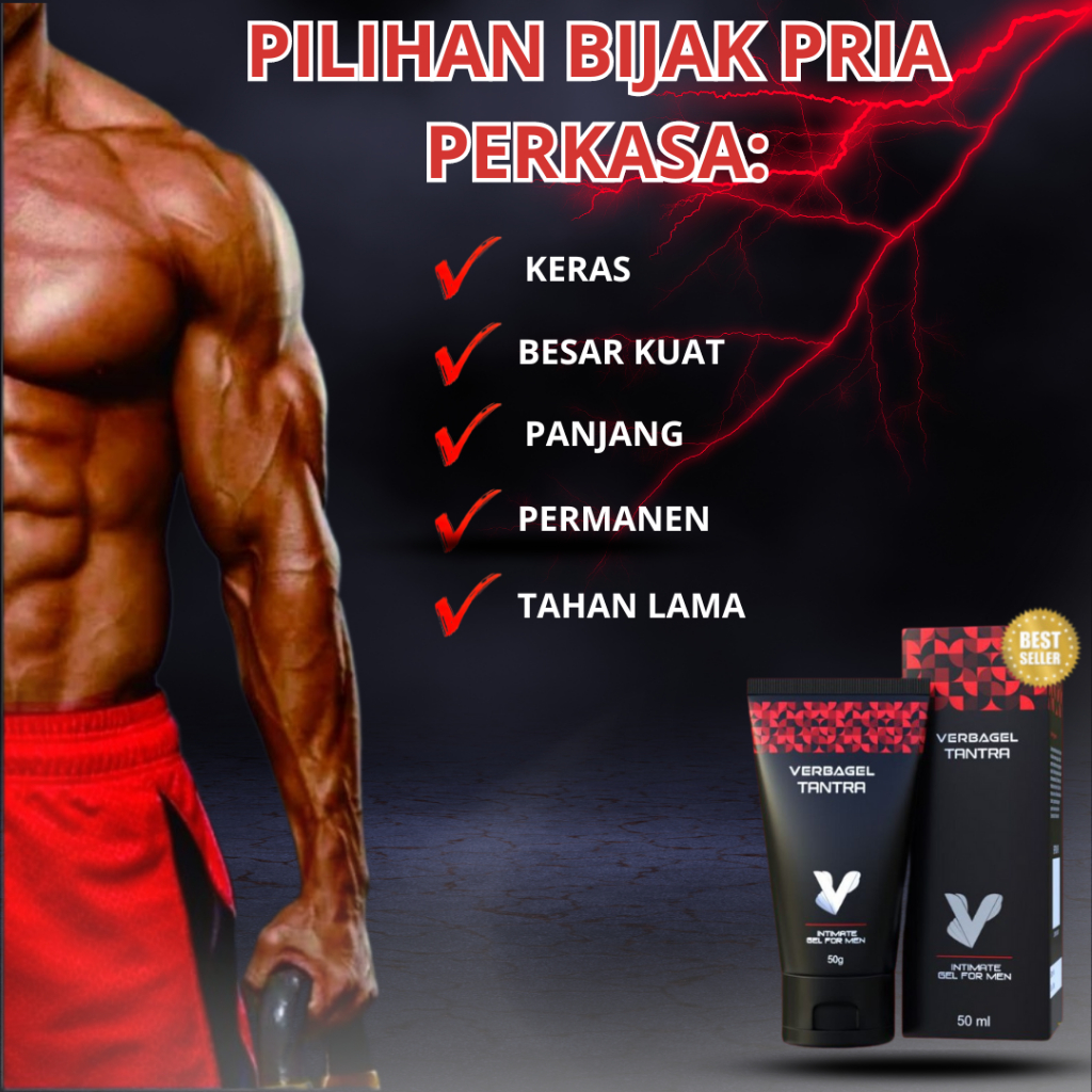 Jual Pembesar Penis100% Ampuh VERBAGEL TANTRA ORIGINAL BPOM Obat Kuat Pria Tahan Lama Pembesar ...