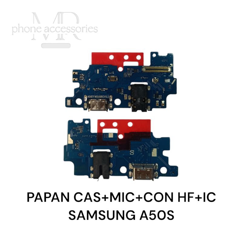 Jual KONEKTOR Cas SAMSUNG A50S + Mic + Con HF + IC Flexibel Flexible Konector Cas Original ...