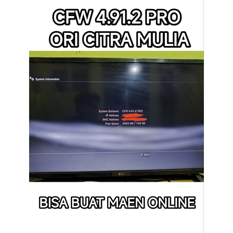 Jual CFW 4.91.2 PRO ORI CITRA MULIA (JANGAN SAMAKAN SAMA YANG PALSU) | Shopee Indonesia