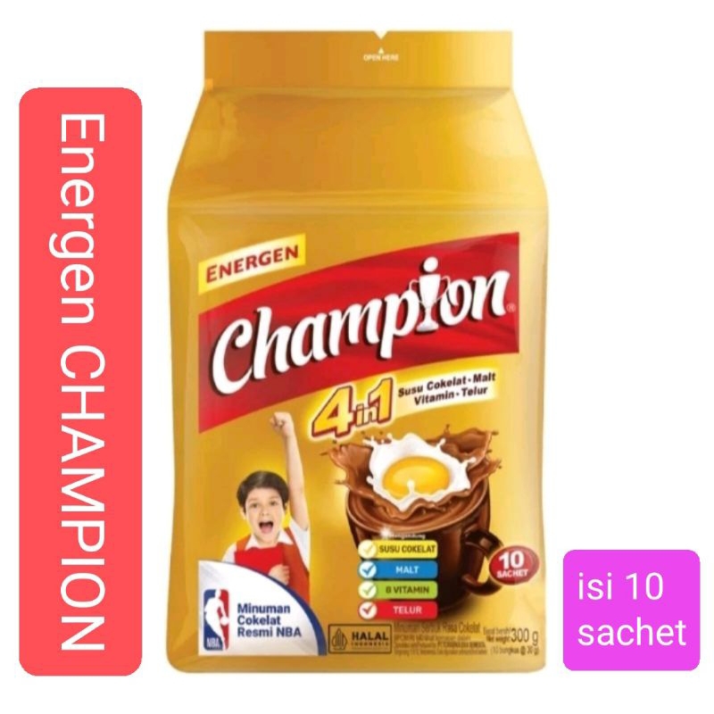 Jual Paket Hemat Energen CHAMPION 10 sachets | Shopee Indonesia