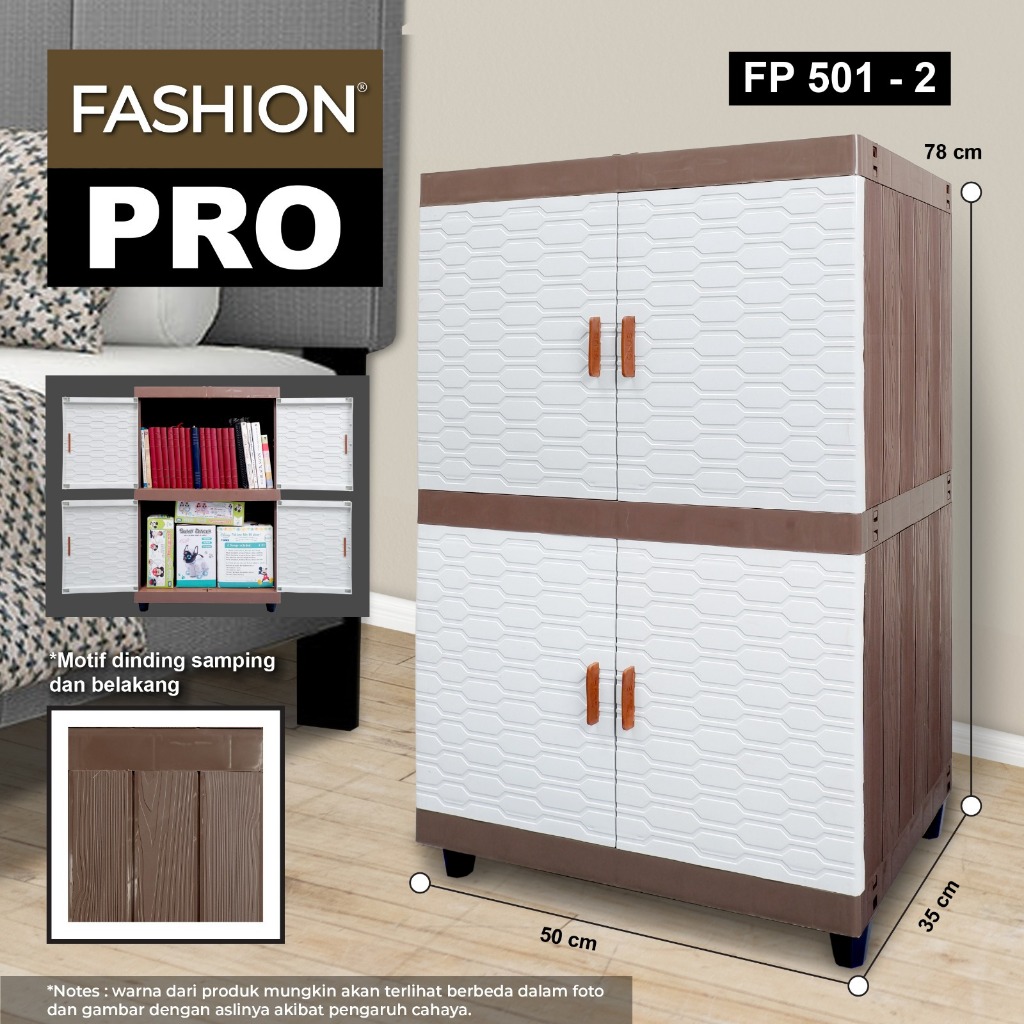 Jual Lemari Plastik Mini Serbaguna Club FASHION PRO Susun 2, Susun 3 ...