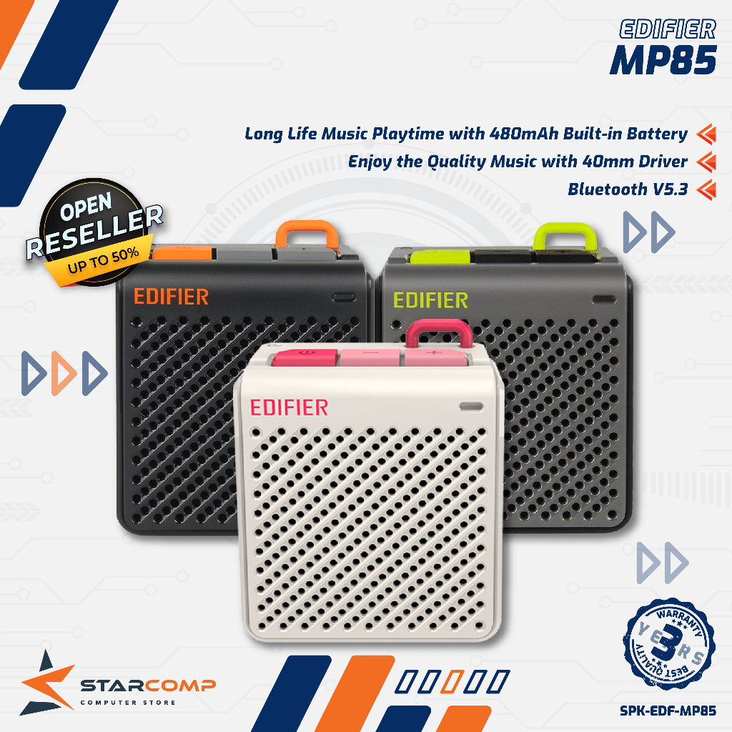 Jual EDIFIER MP85 Portable Bluetooth Speaker | Shopee Indonesia
