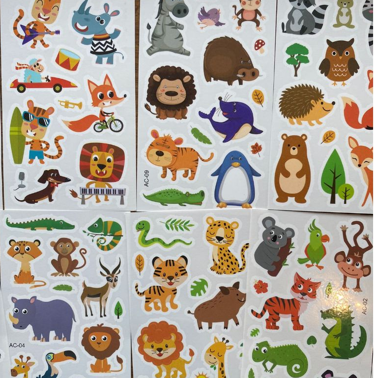 Jual Sticker tato anak tato temporer stiker tato lucu animal serangga ...