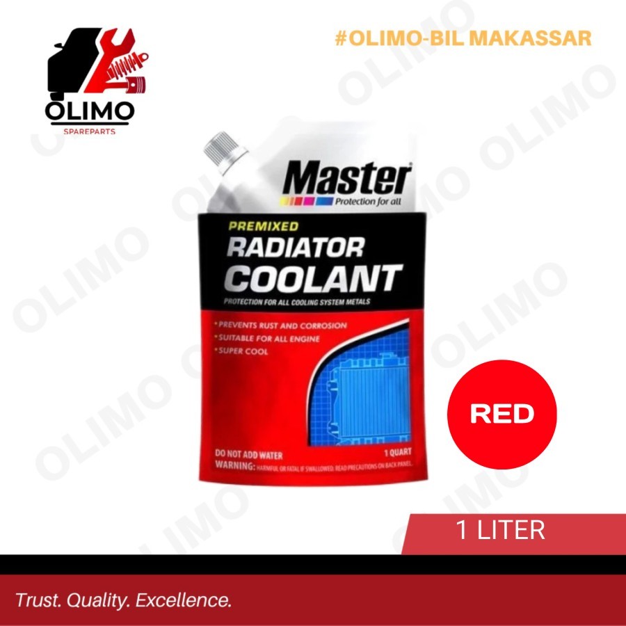 Jual RADIATOR COOLANT RED - 1 LITER | Shopee Indonesia
