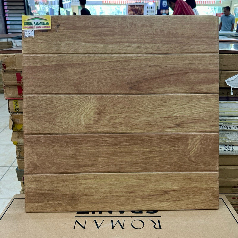 Jual Keramik 50x50 Urat Kayu KIA Hickory Beige 50x50 Keramik Kasar / Keramik Parkit Kayu ...