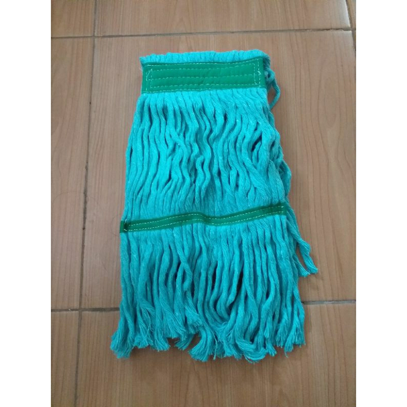 Jual kain pel kain mop REFILL mop cotton HIJAU | Shopee Indonesia