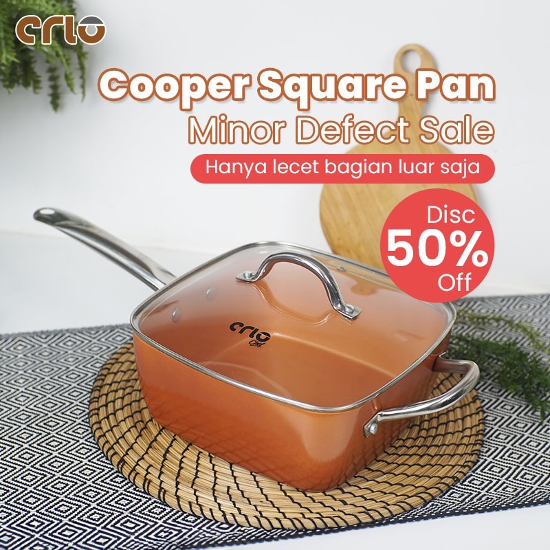 Jual Cuci Gudang - Habiskan Stok Terakhir - Panci Kotak - Squarepan 6 in 1 Multi Fungsi (Kardus ...