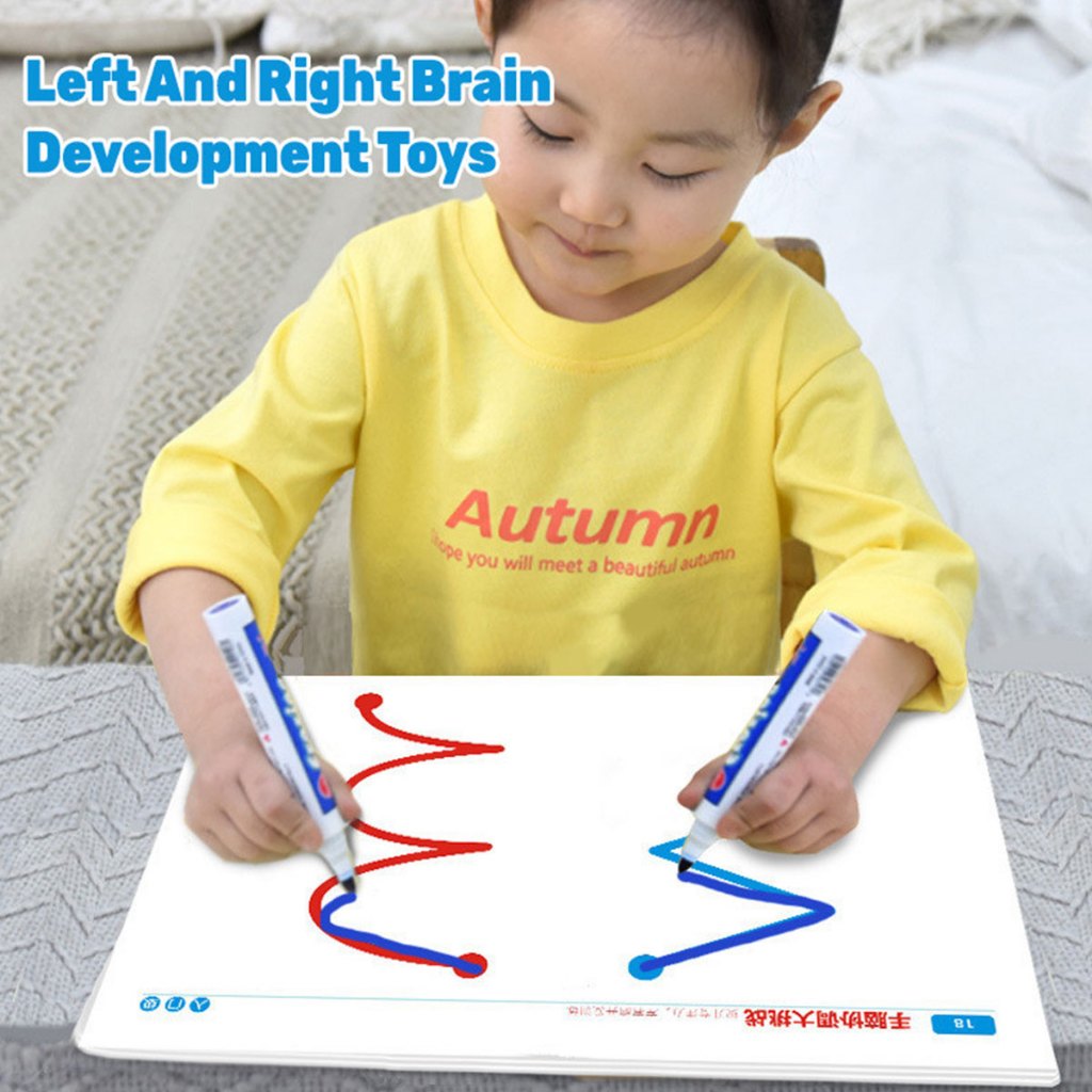 Jual Right&Left Brain Training Cards 20 Pages Mainan Edukasi Anak 3 ...