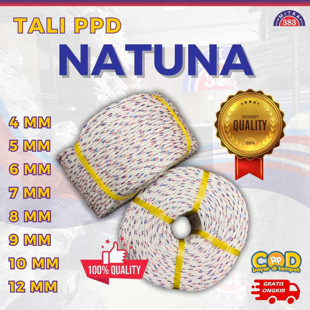 Jual Tali Tambang Plastik Tali Tambang PPD Tali Tambang Korea Tali ...