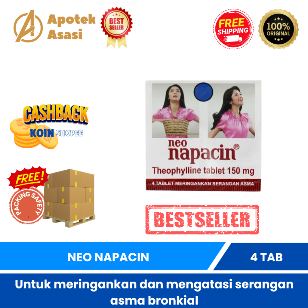 Jual NEO NAPACIN STRIP ISI 4 TABLET | Shopee Indonesia