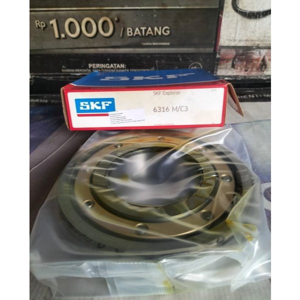 Jual BALL BEARING 6316 M/C3 6316M/C3 SKF ORIGINAL | Shopee Indonesia