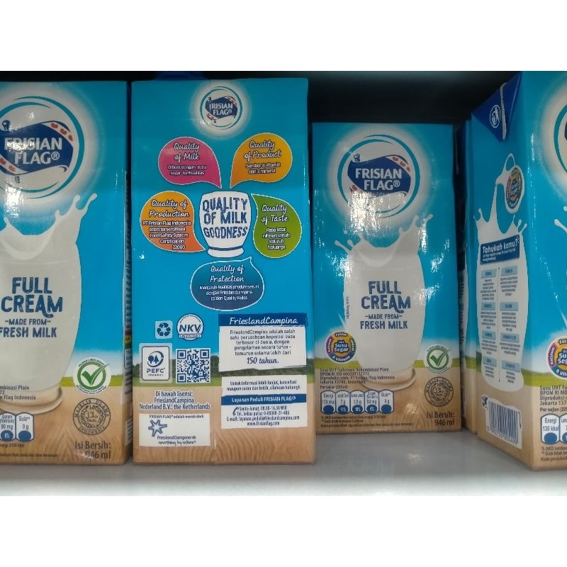 Jual Frisian Flag Susu UHT 946 ml | Shopee Indonesia