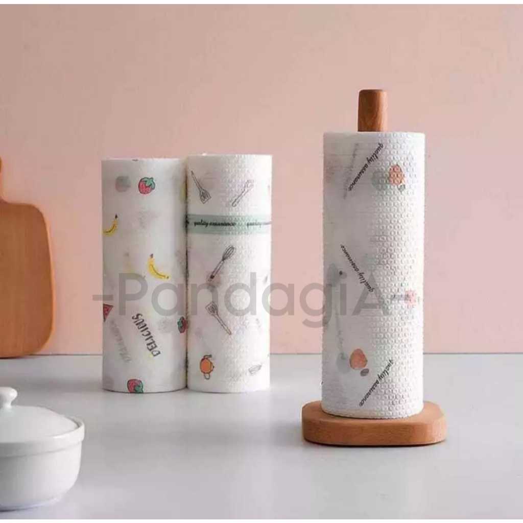 Jual Tisu dapur roll isi 50 lembar ukuran 20x20cm / Tisu gulung dapur ...