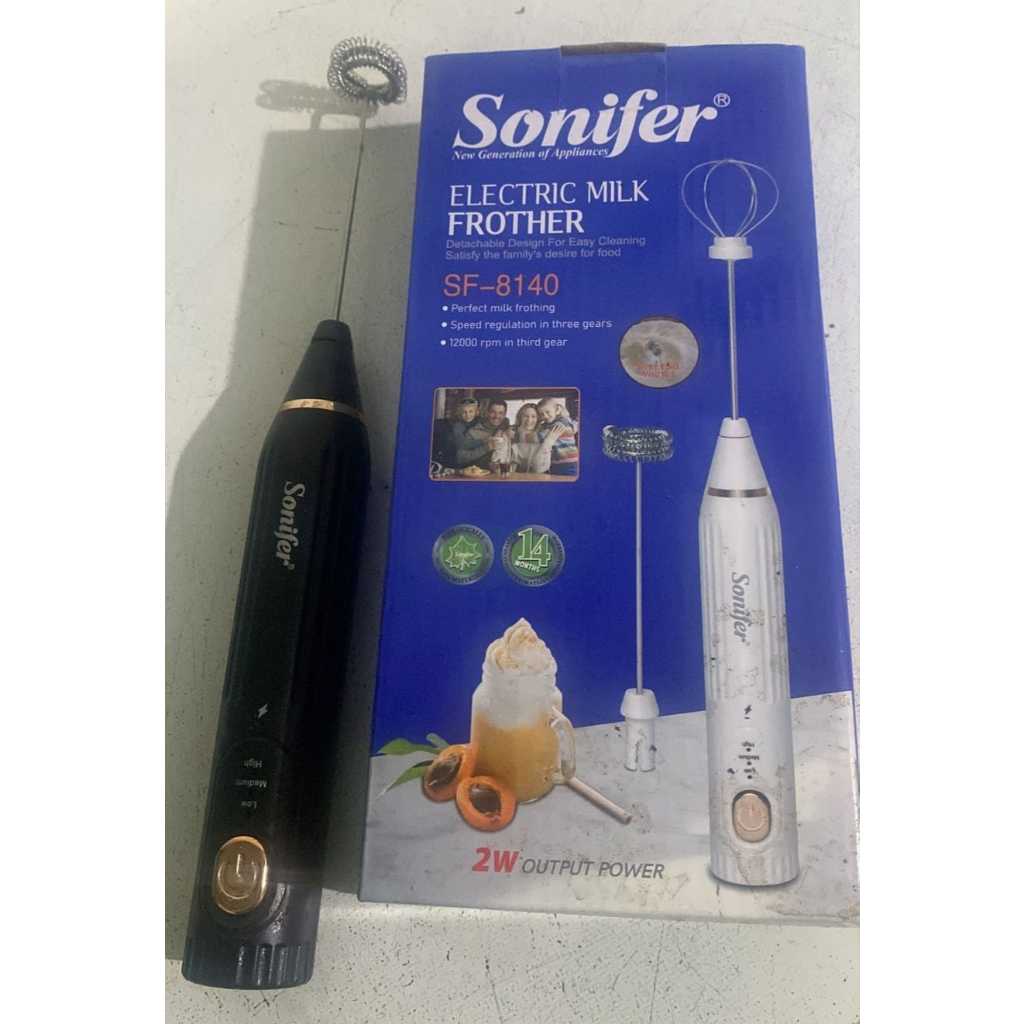 Jual Sonifer Milk Frother Spring Portable Mixer 2 Mata Pengaduk Susu ...