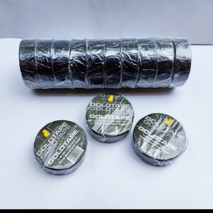 Jual Isolasi Hitam Listrik - Isolasi Kabel (10pcs) | Shopee Indonesia