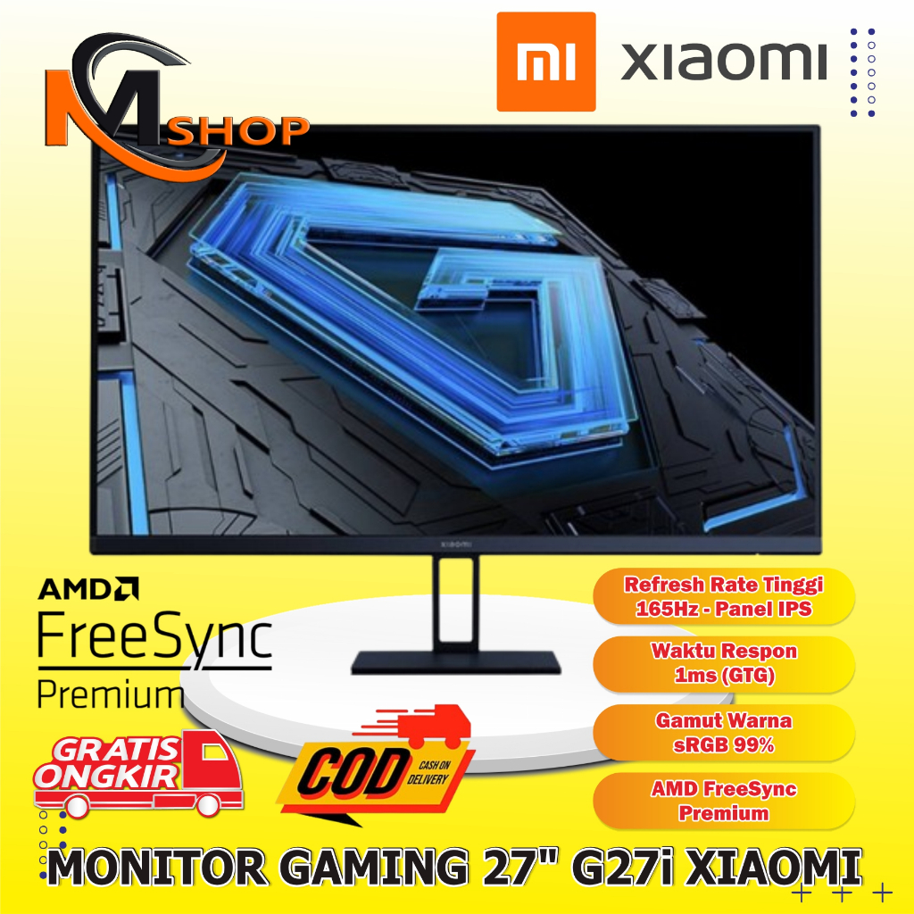 Jual Monitor Gaming LED 27" Full HD IPS Panel Monitor 27 Inch FreeSync ...
