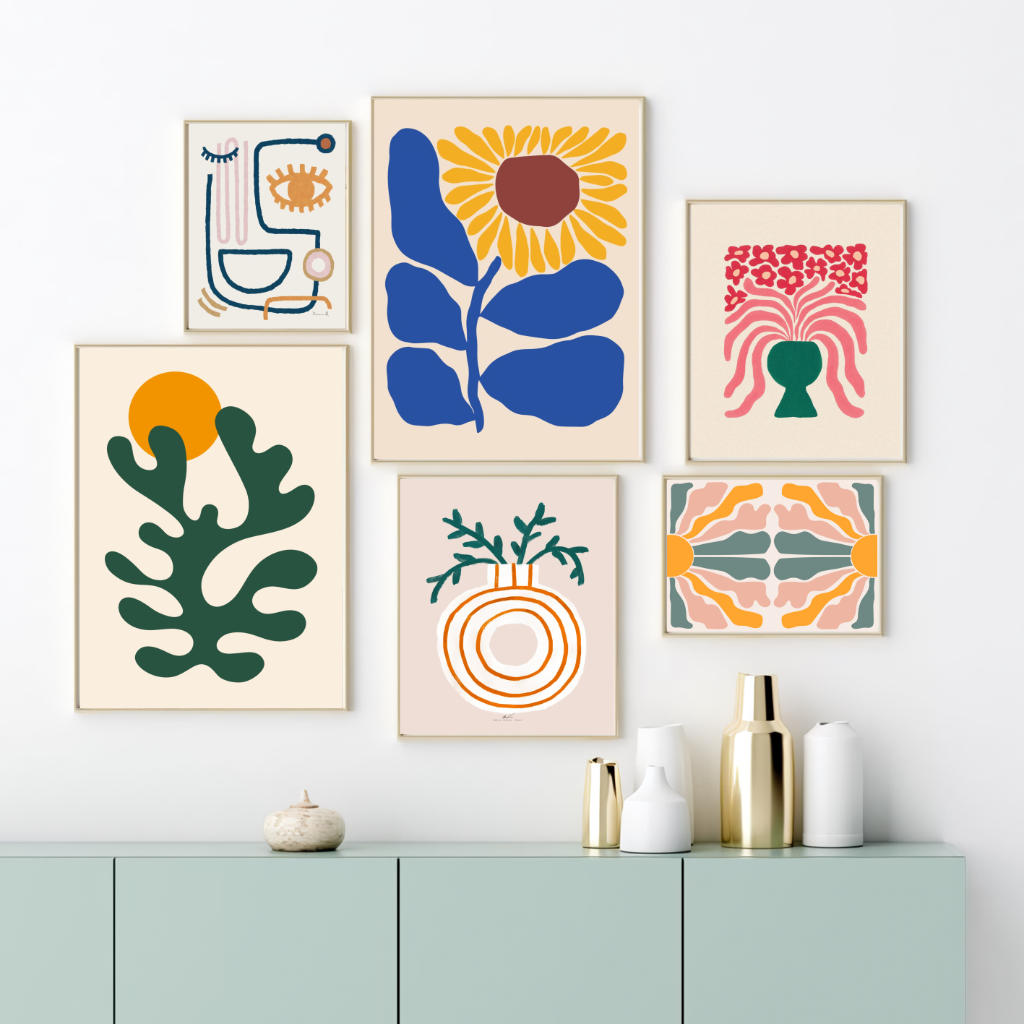 Jual [Frame wall] Hiasan dinding poster nordic walldecor pajangan ...