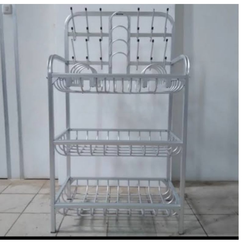 Jual Rak Piring Aluminium Besi second | Shopee Indonesia
