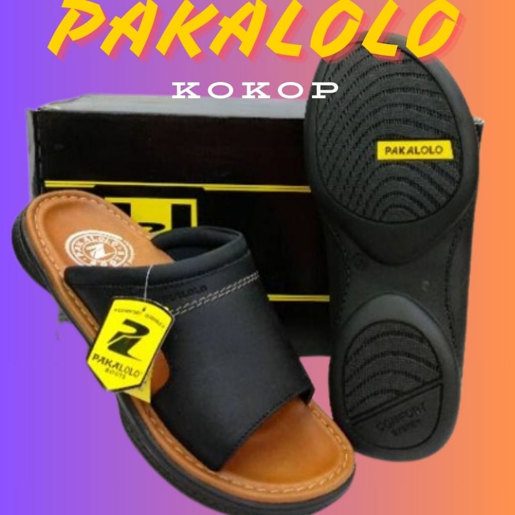 Jual Sandal Pakalolo Pria Dewasa Kulit Original Model Slop Casual ...