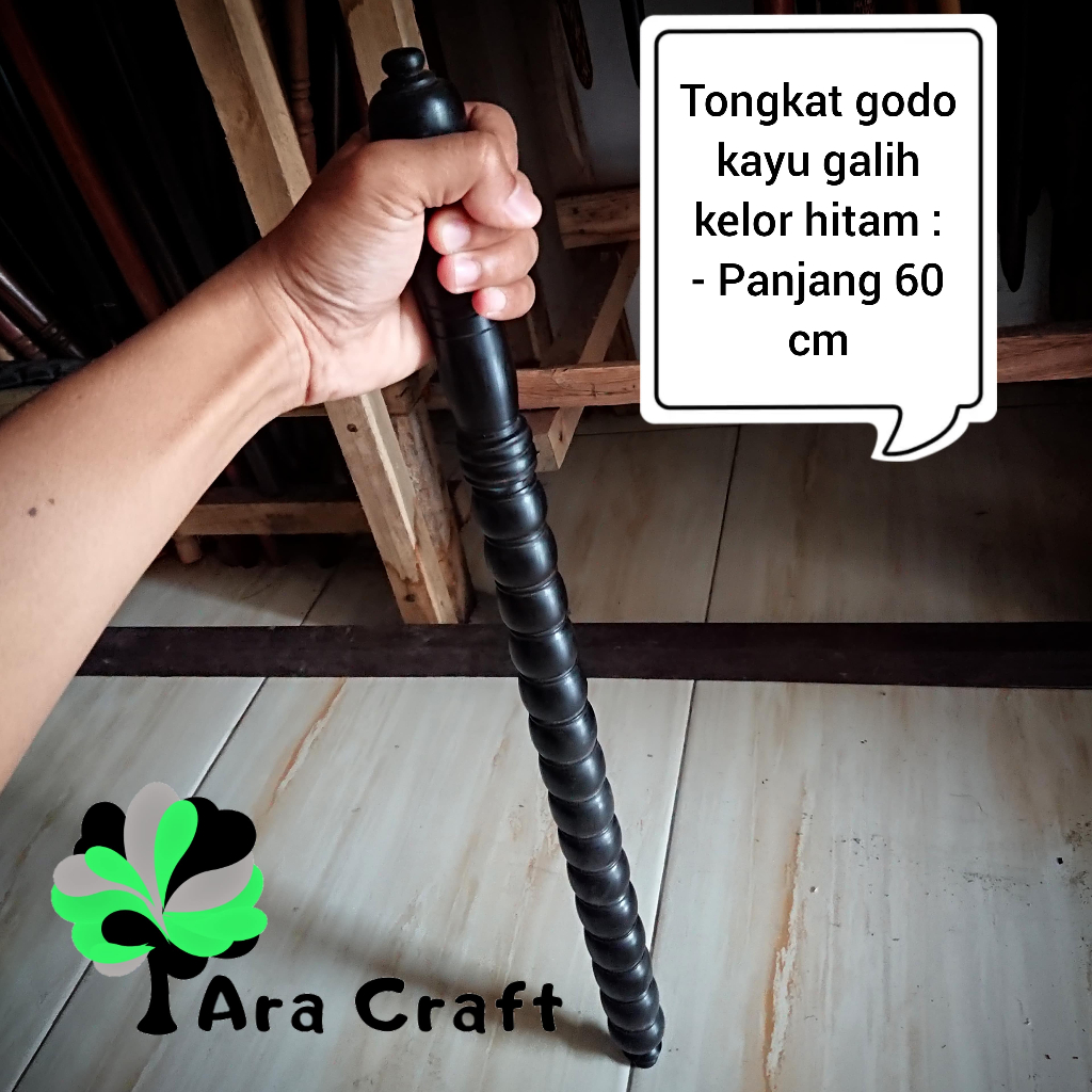 Jual Tongkat gada atau godo tongkat pemukul maling kayu galih kelor ...