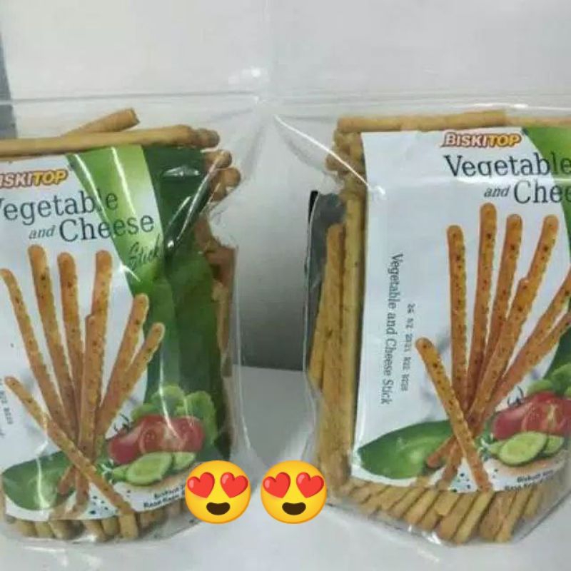 Jual Biskuit vegetable and cheese biskitop stick sayur 250gr | Shopee ...