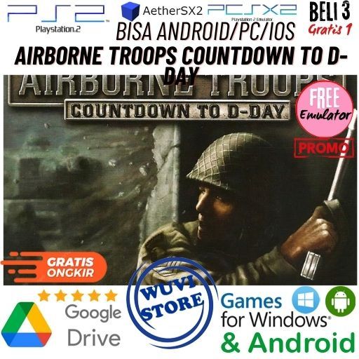 Jual Jual PS2 Airborne Troops Countdown To D-Day | Bisa di PC / Android ...