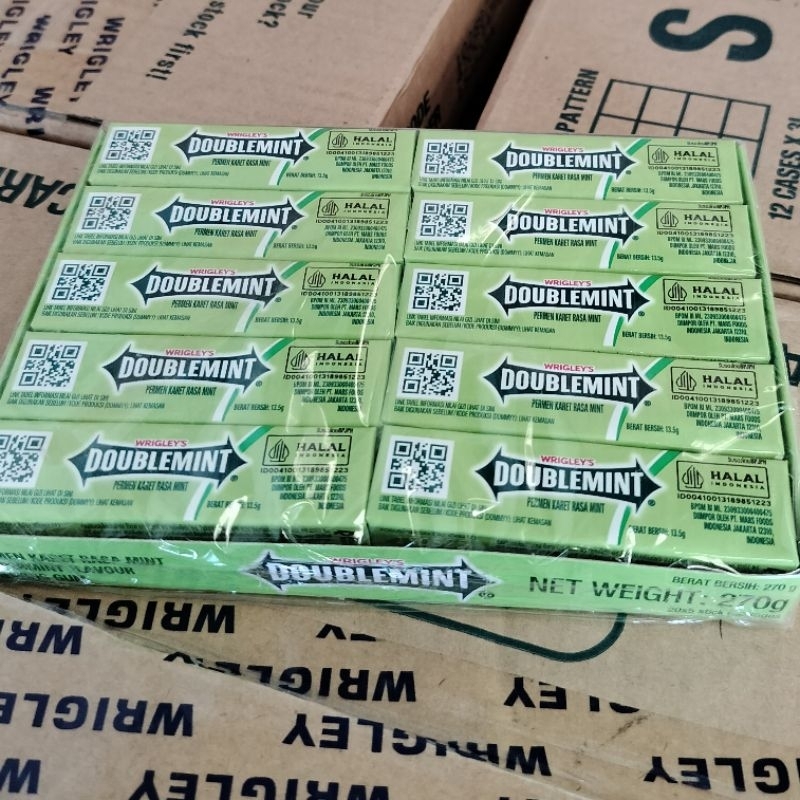 Jual Doublemint Permen Karet 1 PAK (isi 20 pcs) | Shopee Indonesia