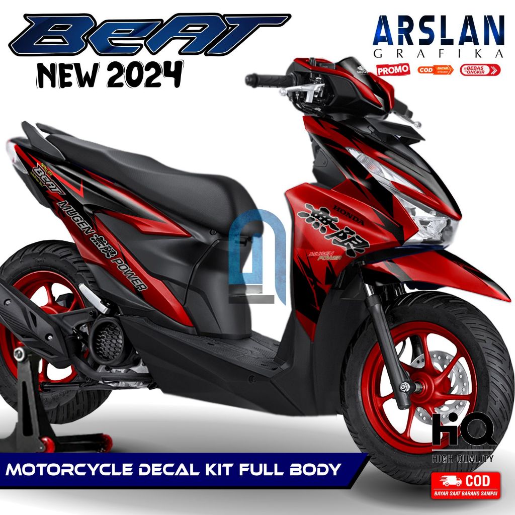 Jual Decal Beat 2024 Full Body / Stiker Motor Beat 2024 Fullbody ...