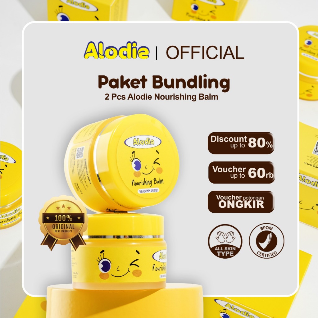 Jual Alodie Nourishing Balm | Solusi Kulit Bayi Sensitif, Kering ...