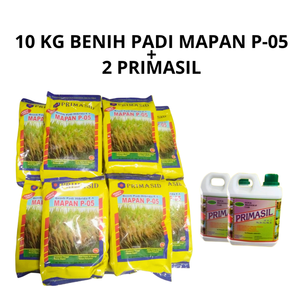Jual BENIH PADI MAPAN P-05 10 KG + PRIMASIL | Shopee Indonesia