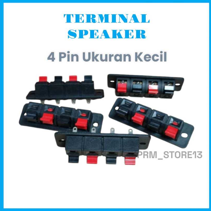 Jual Terminal speaker jepit 4 pin kecil - Socket Terminal Speaker 4pin ...