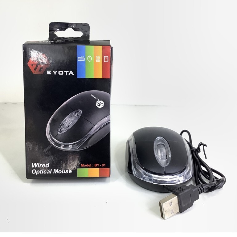 Jual Eyota Wired Optical Mouse model BY-01 | Shopee Indonesia
