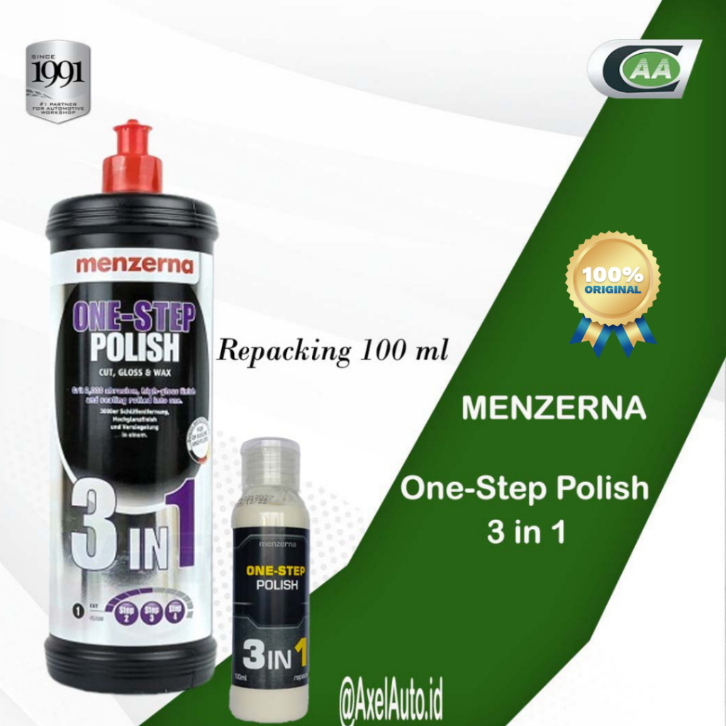 Jual Menzerna - One Step Polish 3 in 1 repacking 100 ml AXELAUTO ...