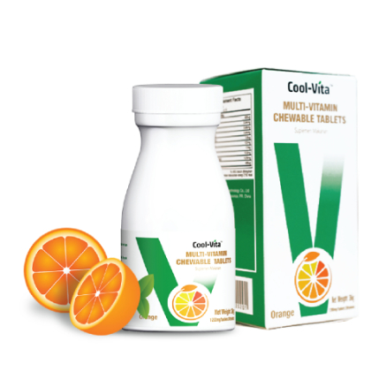 Jual COOL VITA MULTIVITAMIN CHEWABLE ORANGE FLAVOUR TABLETS | Shopee ...