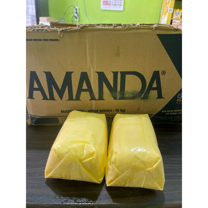 Jual amanda margarine kemasan repack 500gr | Shopee Indonesia