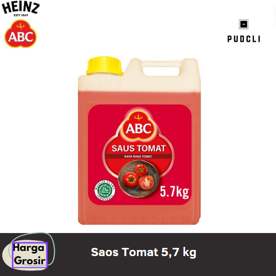 Jual ABC Saos Tomat Jerigen 5.7 Kg | Shopee Indonesia