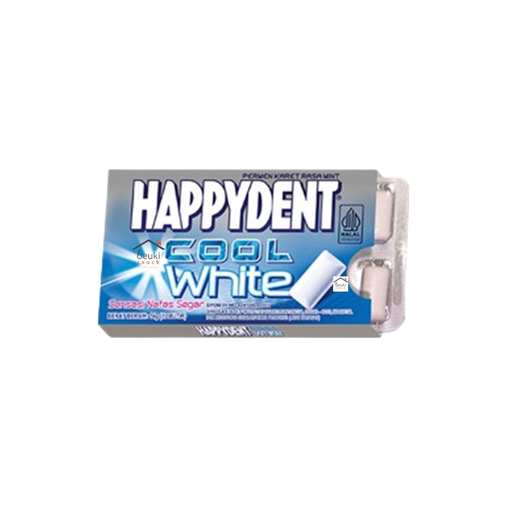 Jual Happydent Cool White Kemasan Strip Isi 10 Butir | Shopee Indonesia