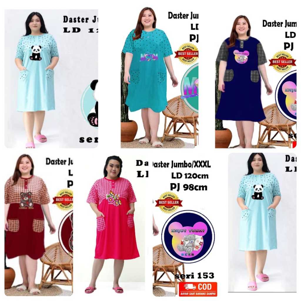 Jual 93 RIBU 3 DASTER JUMBO IBU HAMIL XXXL BAHAN PREMIUM LD 120 MUAT ...