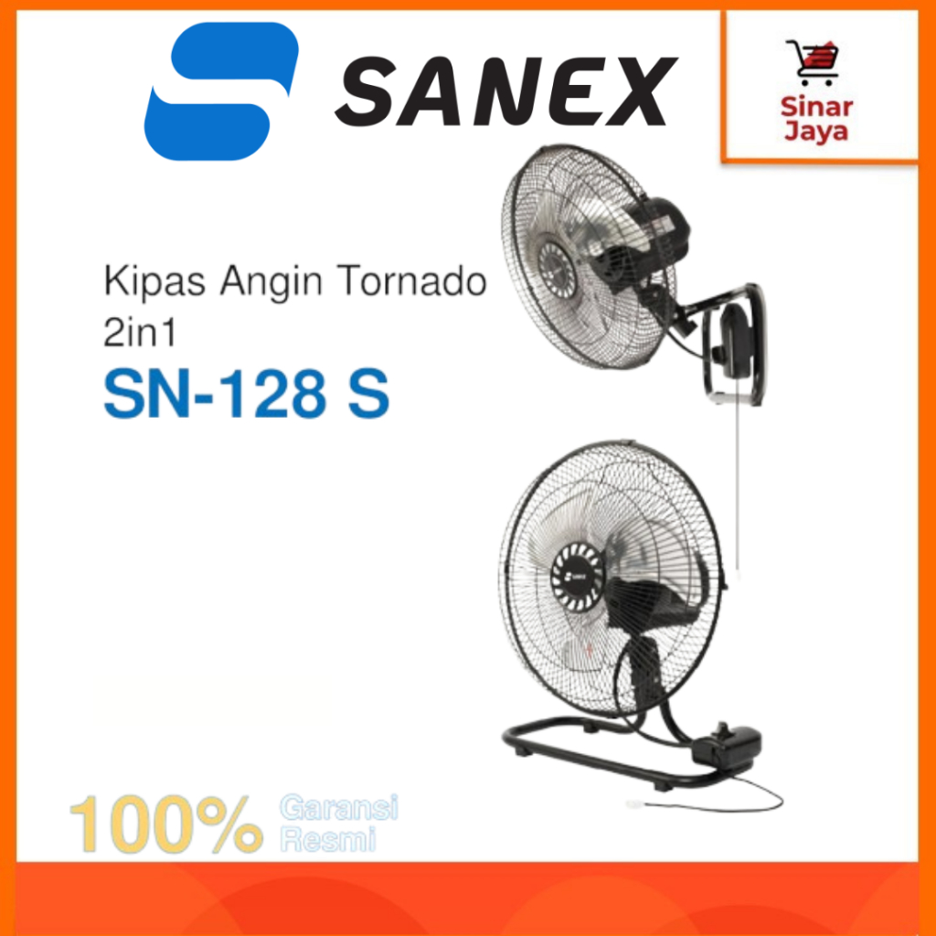 Jual SANEX Tornado Kipas Angin Besi 12 Inci 2in1 (Meja & Dinding ...