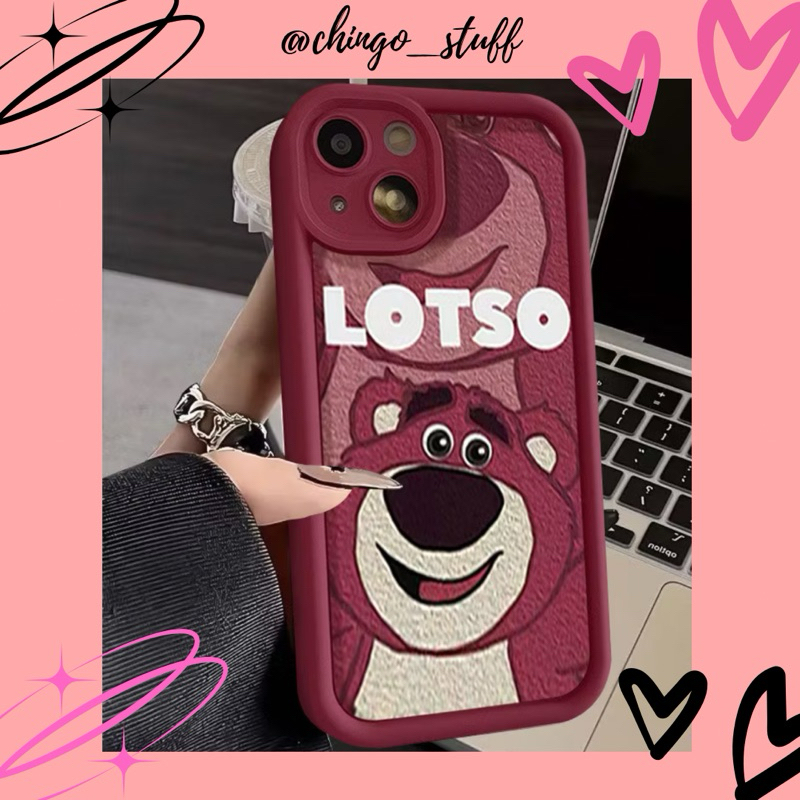 Jual case iphone toy story lotso pink /case iphone 11 pro max, 14 pro ...