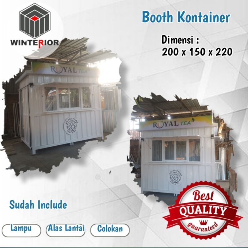 Jual Booth Kontainer / Booth Slidding / 200 x 150 x 220 / Booth / Container / Booth Stand ...