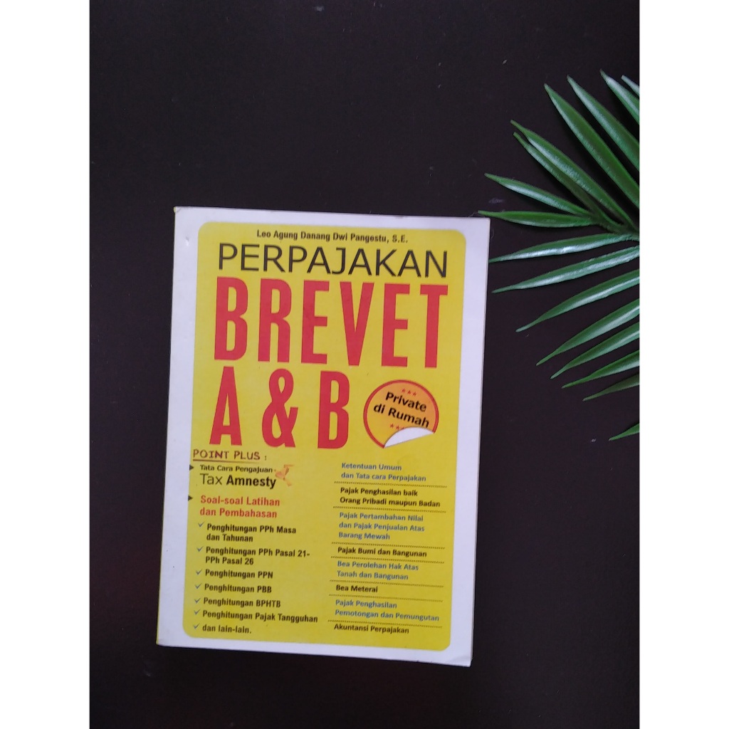 Jual buku perpajakan kursu brevet A dan B dan perundang-undangan pajak tax book | Shopee Indonesia