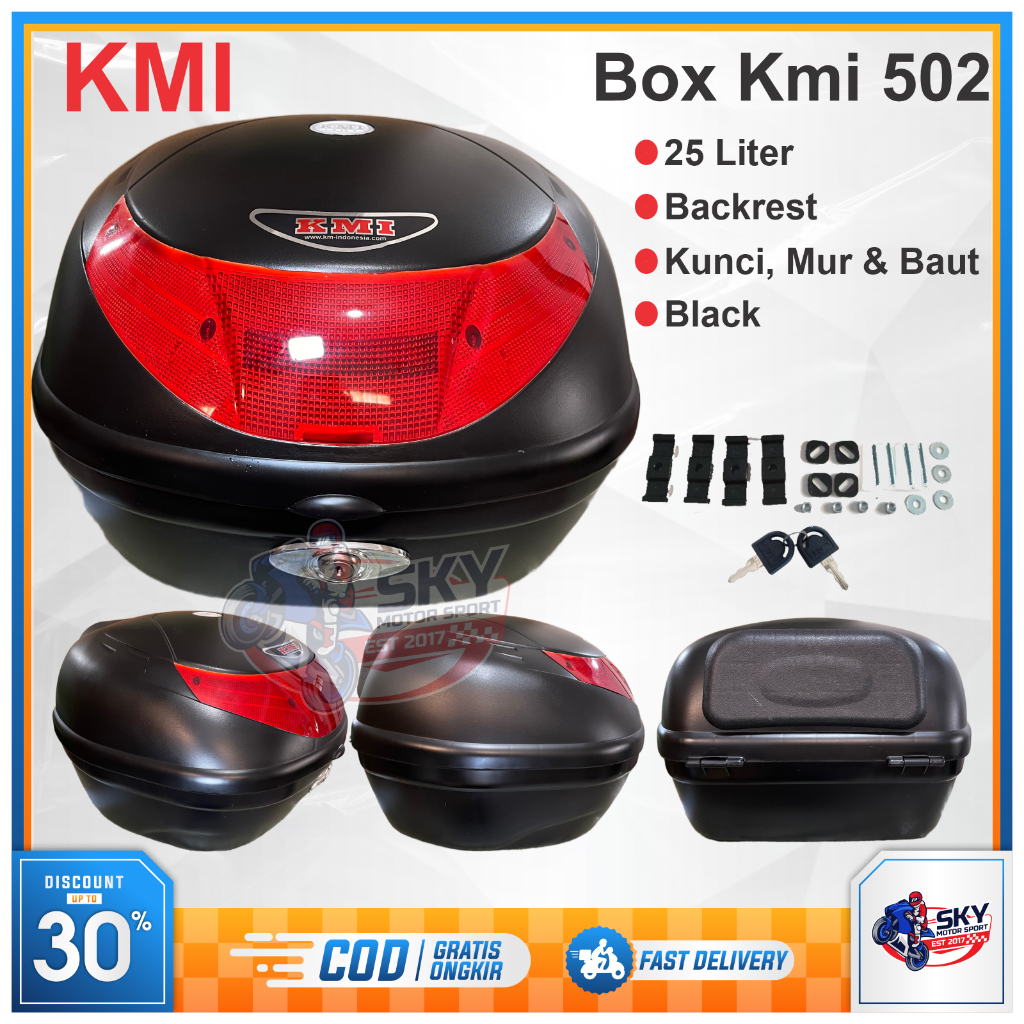 Jual Box Belakang KMI 502 25 Liter Import Original Universal | Shopee Indonesia